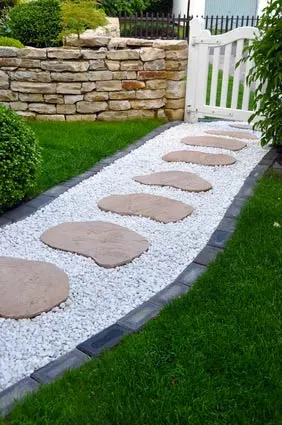 Gartenweg Kies Oder Splitt